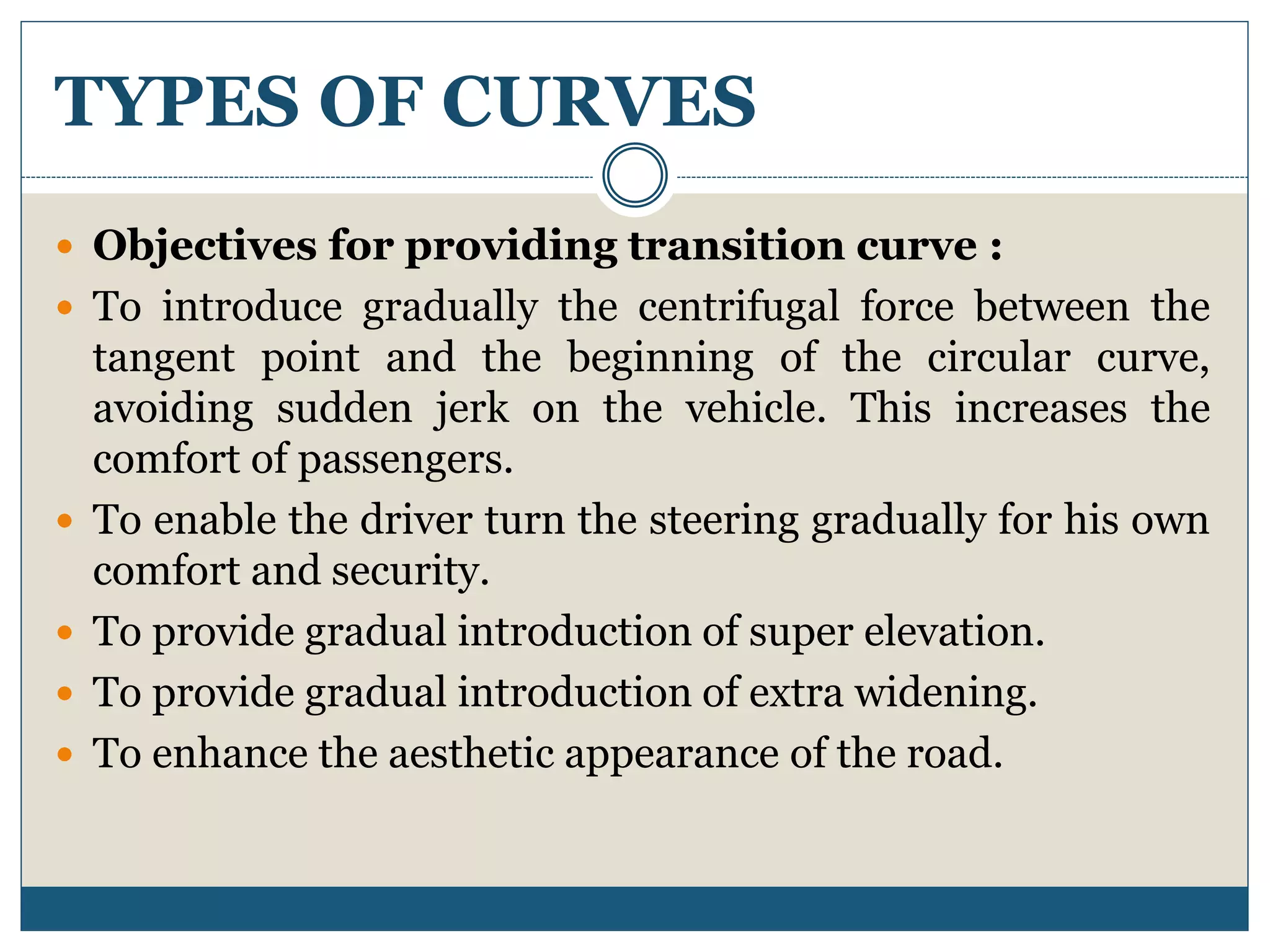 2.2 HIGHWAY TRANSPORTATION : HIGHWAY GEOMETRIC DESIGN (TRE) 3150611 GTU ...