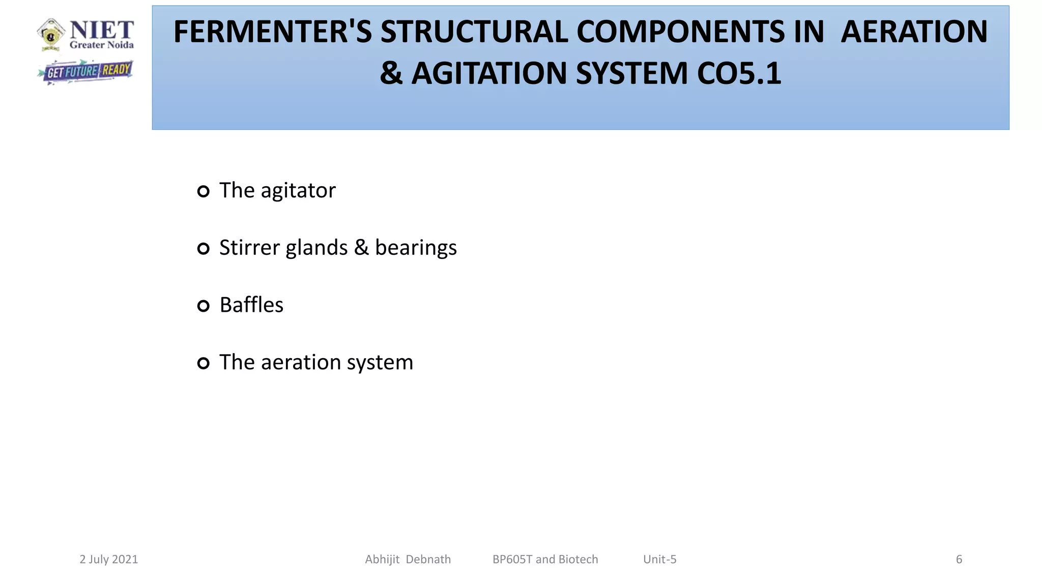 Large scale production fermenter design | PPTX