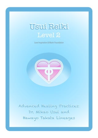 Free Reiki Course - Level 2 (Incl. free attunement & certificate) | PDF