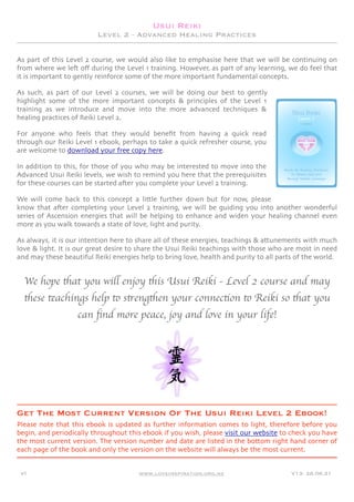 Free Reiki Course - Level 2 (Incl. free attunement & certificate) | PDF