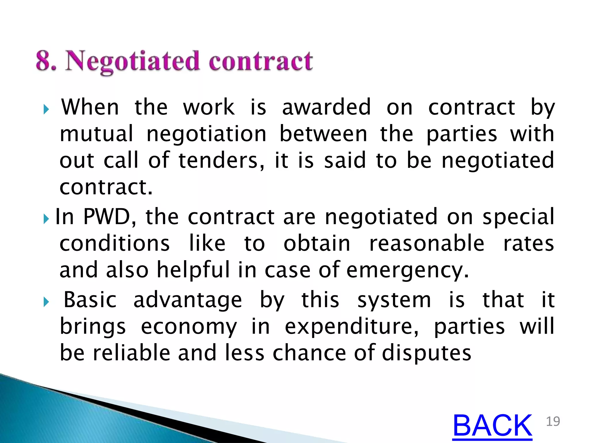 types of contracts | PPTX