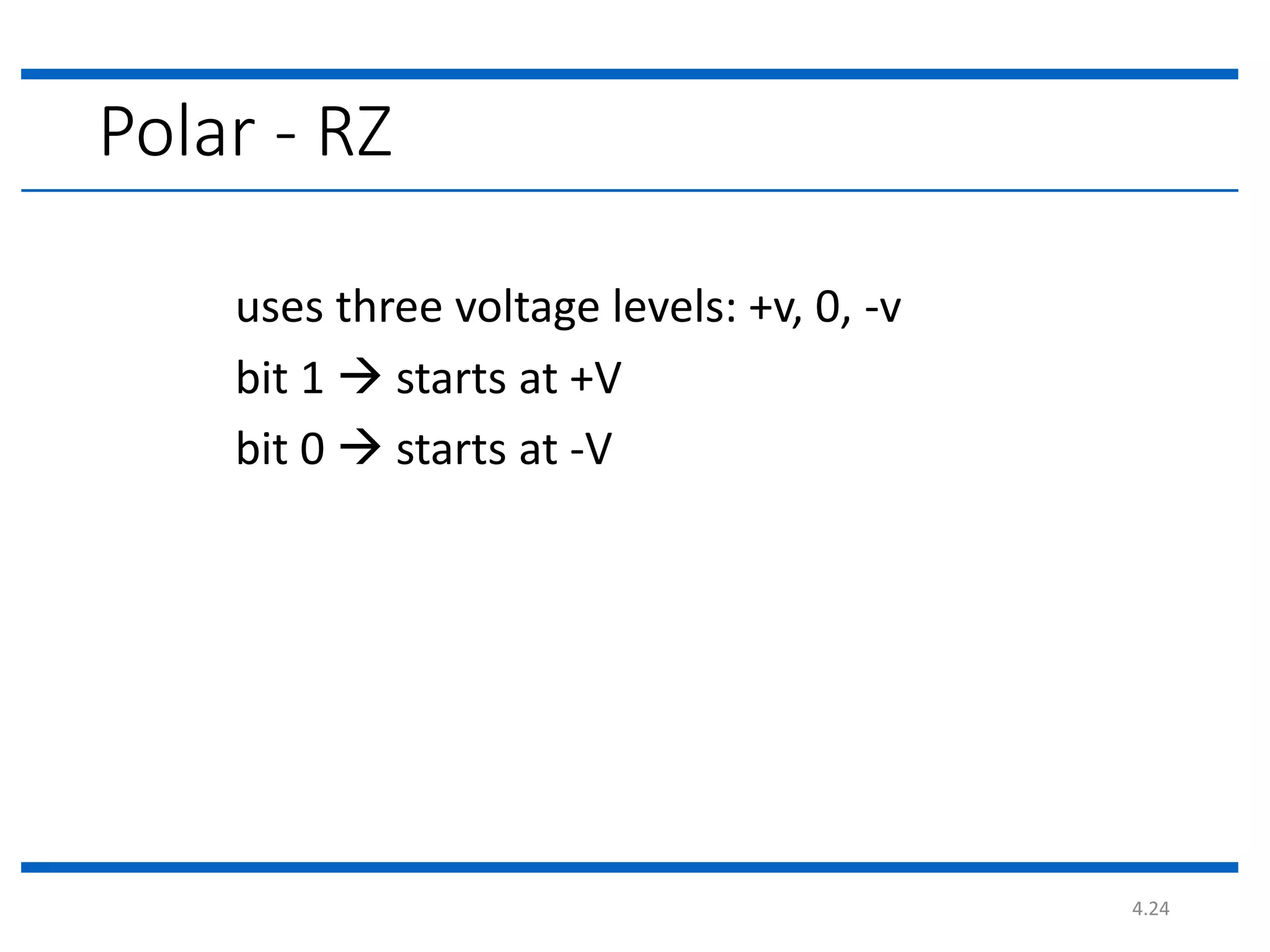 2. line coding (unipolar, polar) | PPTX