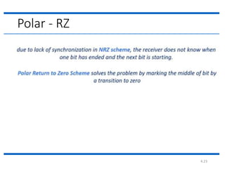 2. line coding (unipolar, polar) | PPTX