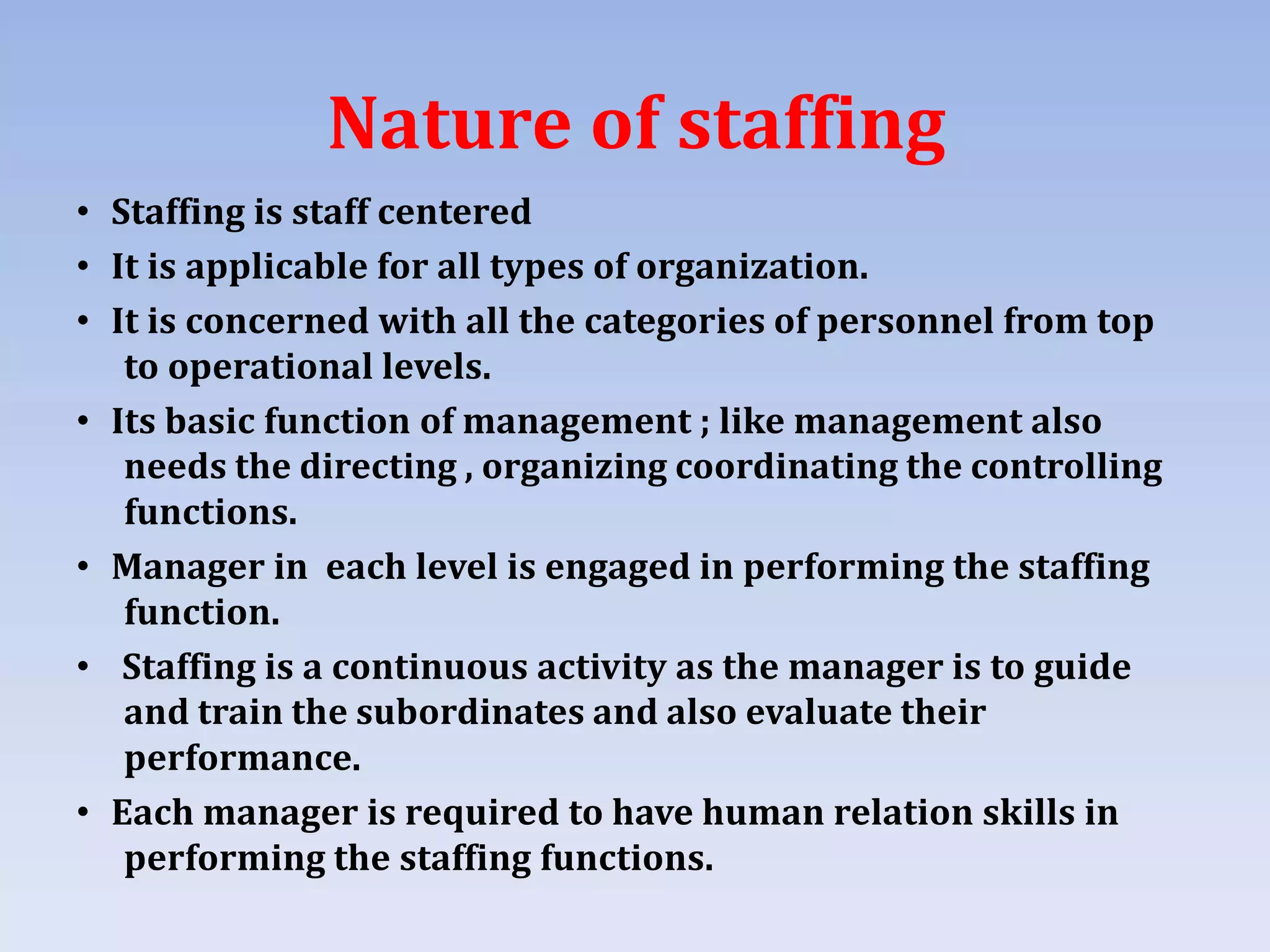 staffing | PPTX