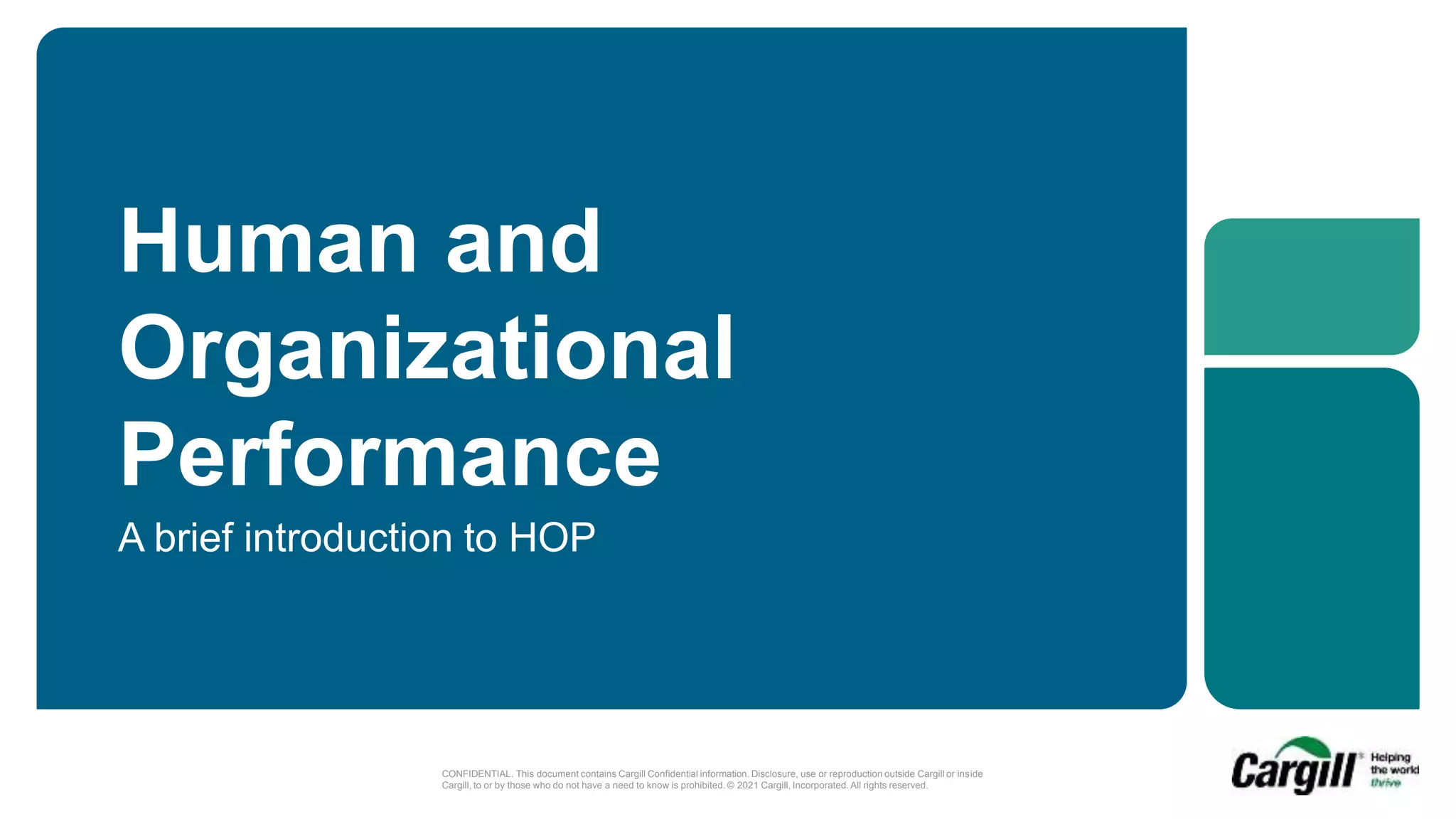 2. Human and Organizational Performance | PPTX