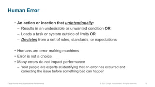 2. Human and Organizational Performance | PPTX