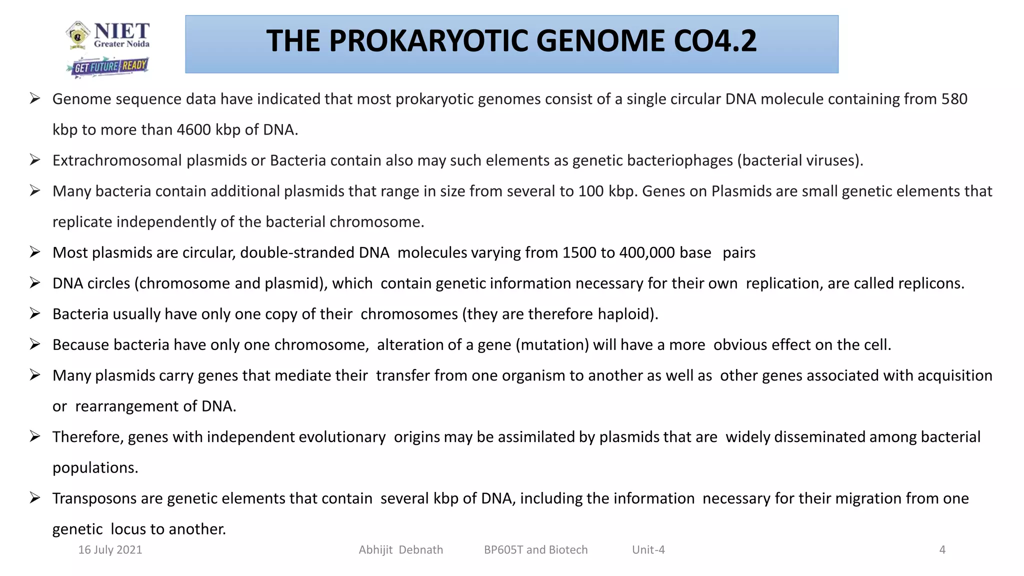 Genetic organization of eukaryotes and prokaryotes | PPTX