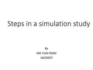 2. steps in a simulation study | PPTX