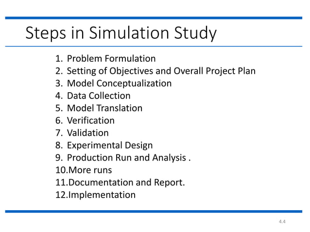 2. steps in a simulation study | PPT
