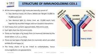 Structure of Immunoglobulins | PPTX