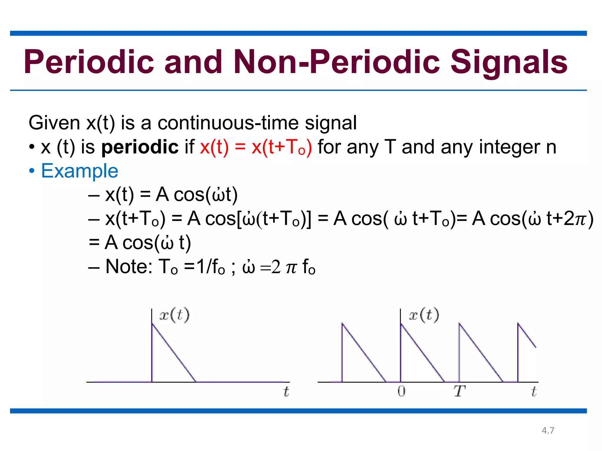 2. classification of signals | PPTX