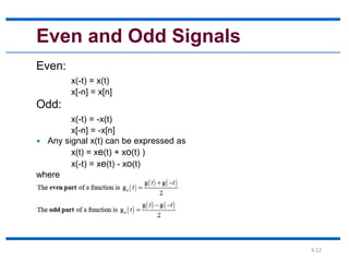2. classification of signals | PPTX