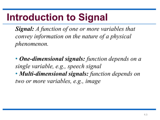 2. classification of signals | PPTX