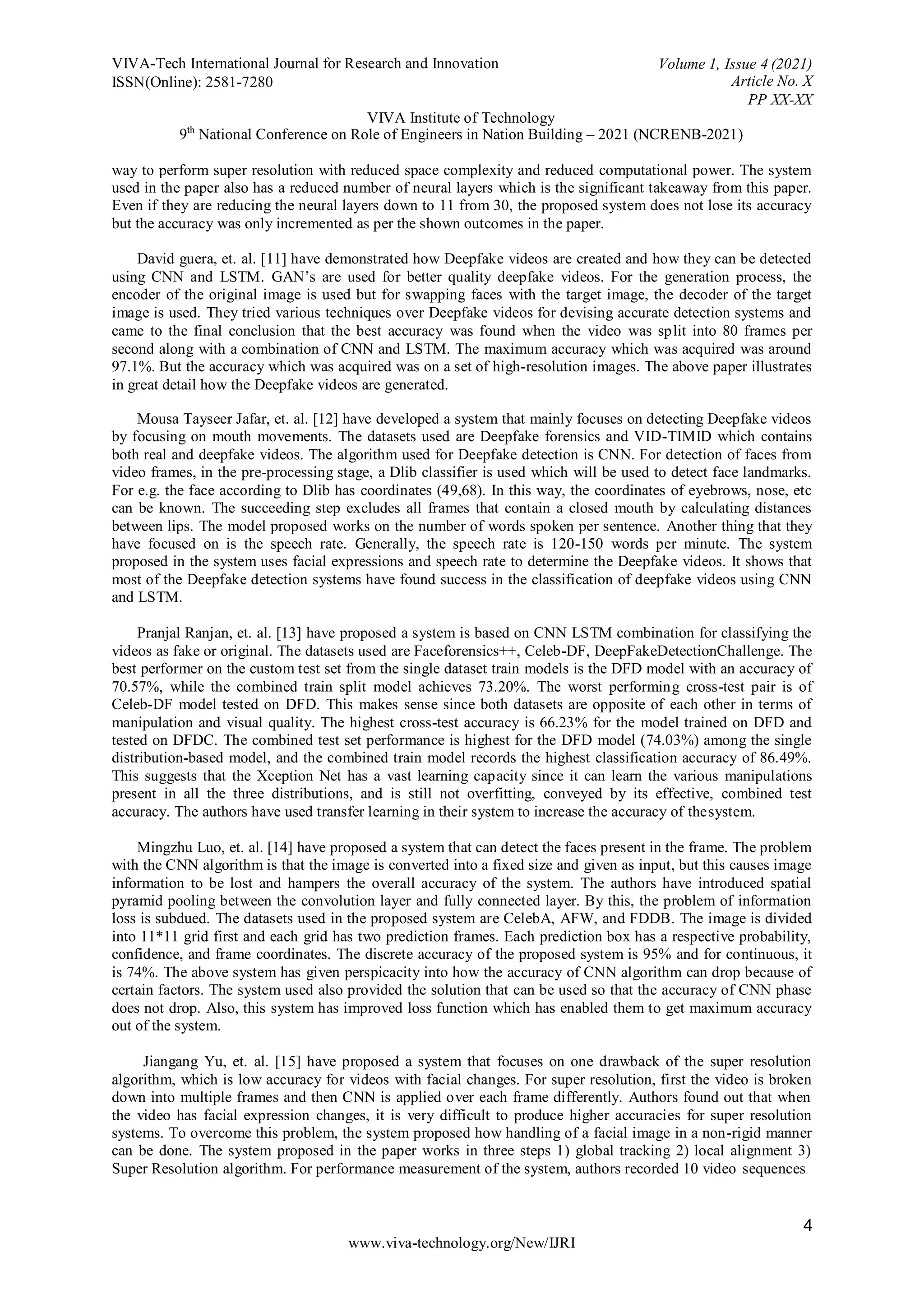 Deepfake Detection Techniques A Review Pdf