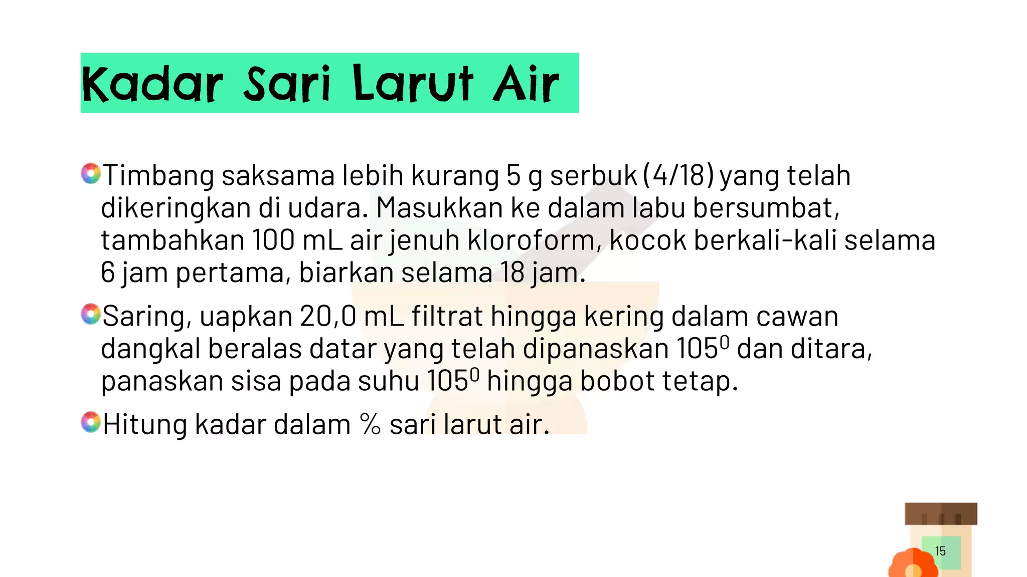 PEMERIKSAAN MUTU SIMPLISIA | PPTX