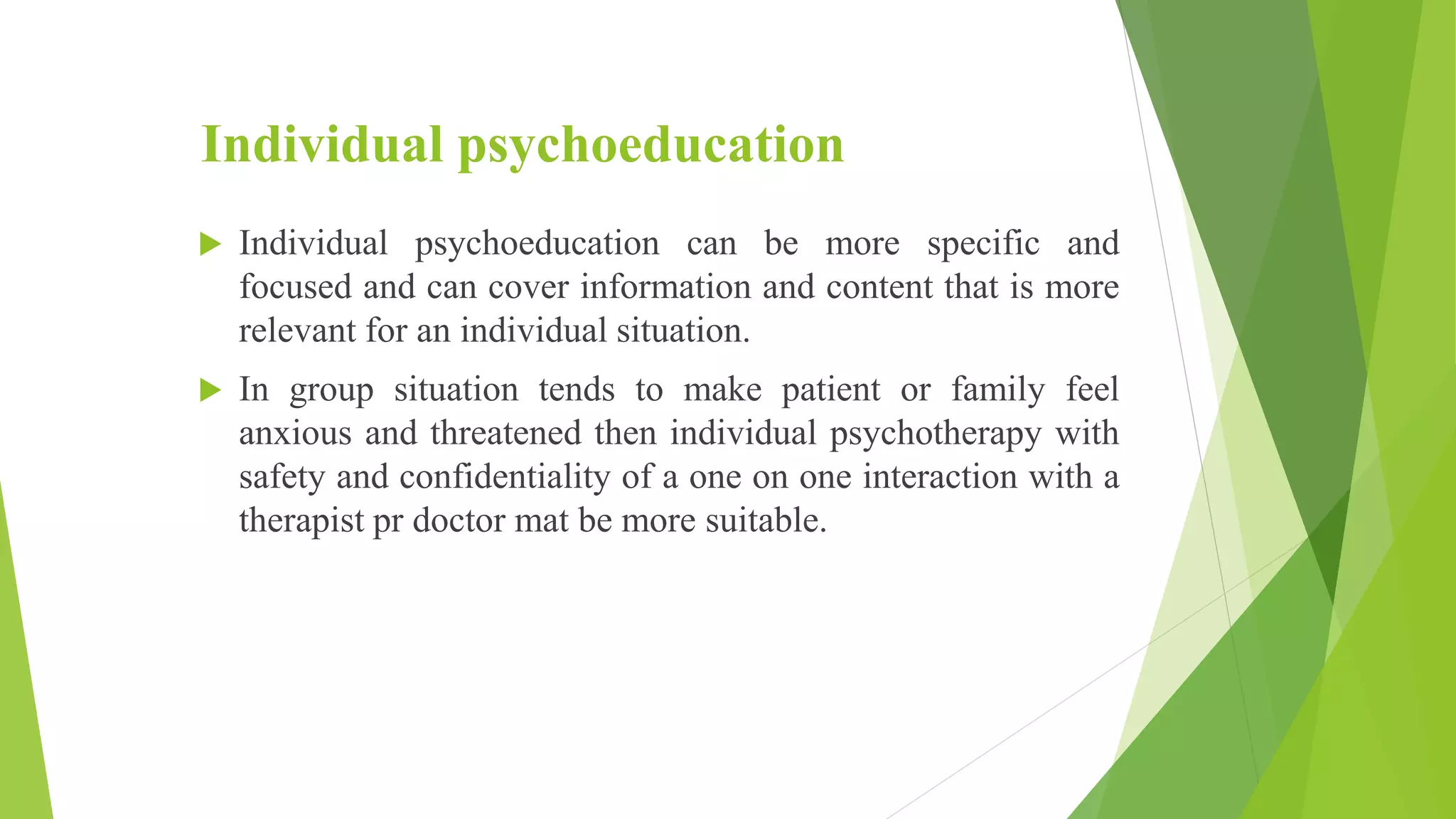 Psychoeducation | PPTX