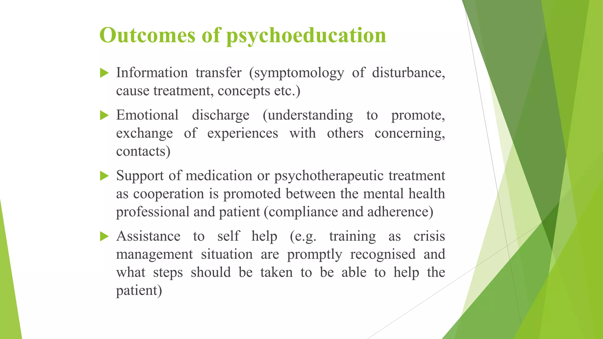 Psychoeducation | PPTX