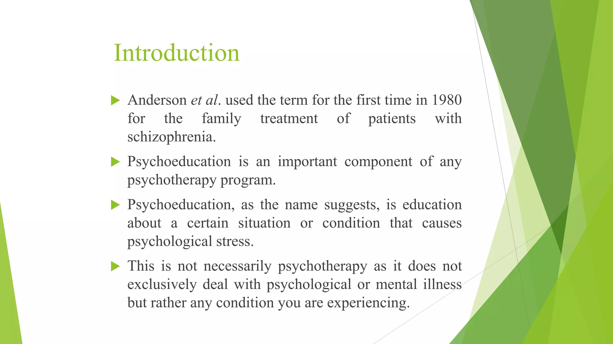 Psychoeducation | PPTX