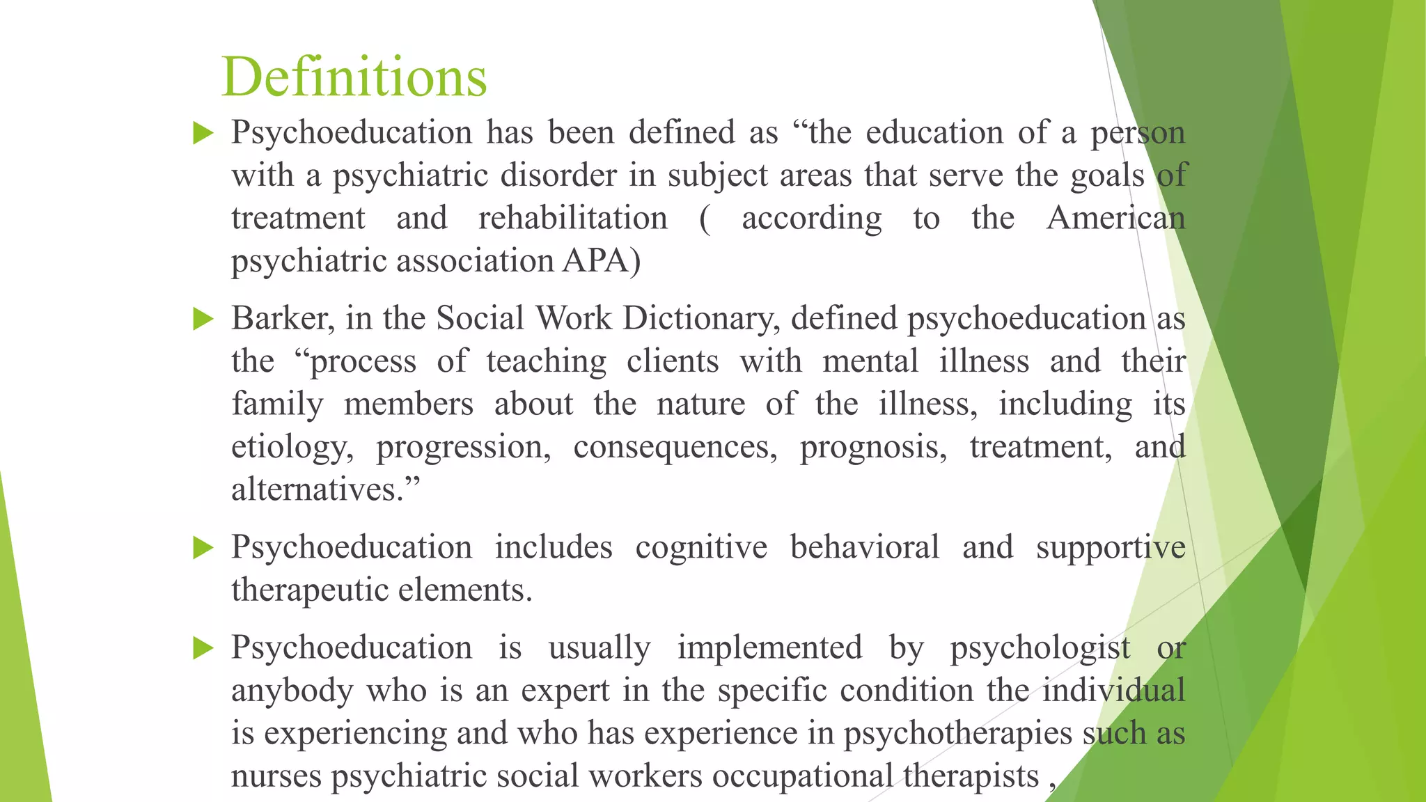 Psychoeducation | PPTX