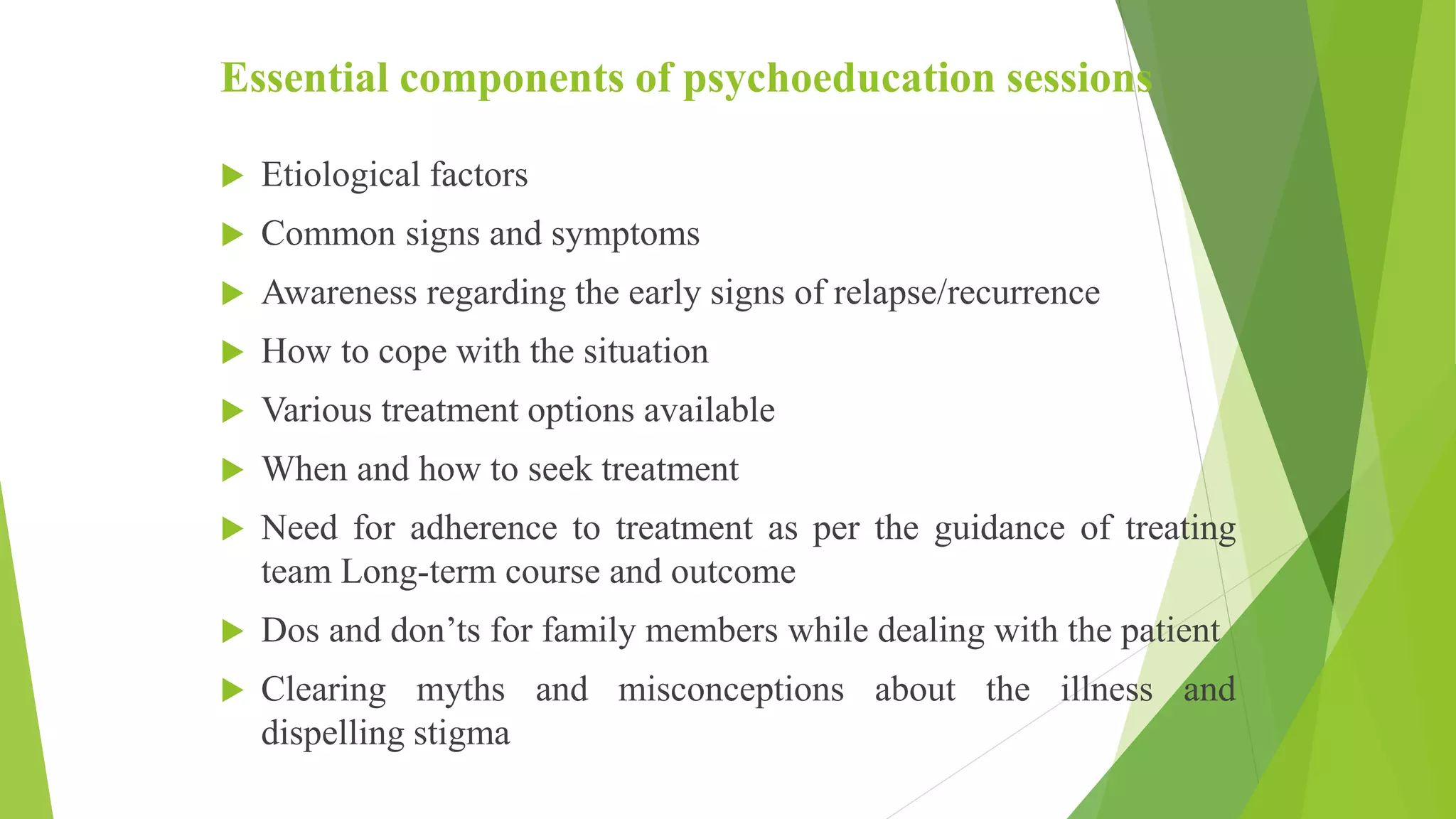 Psychoeducation | PPTX