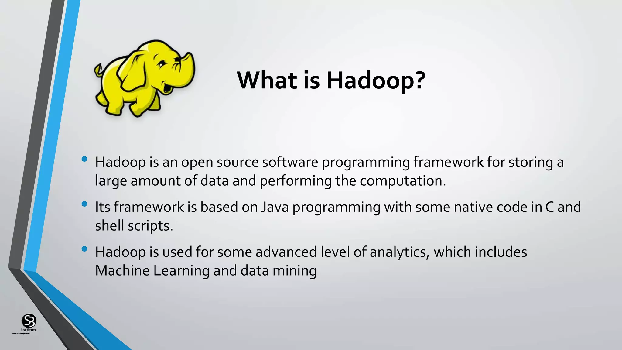 Introduction To Hadoop Ppt