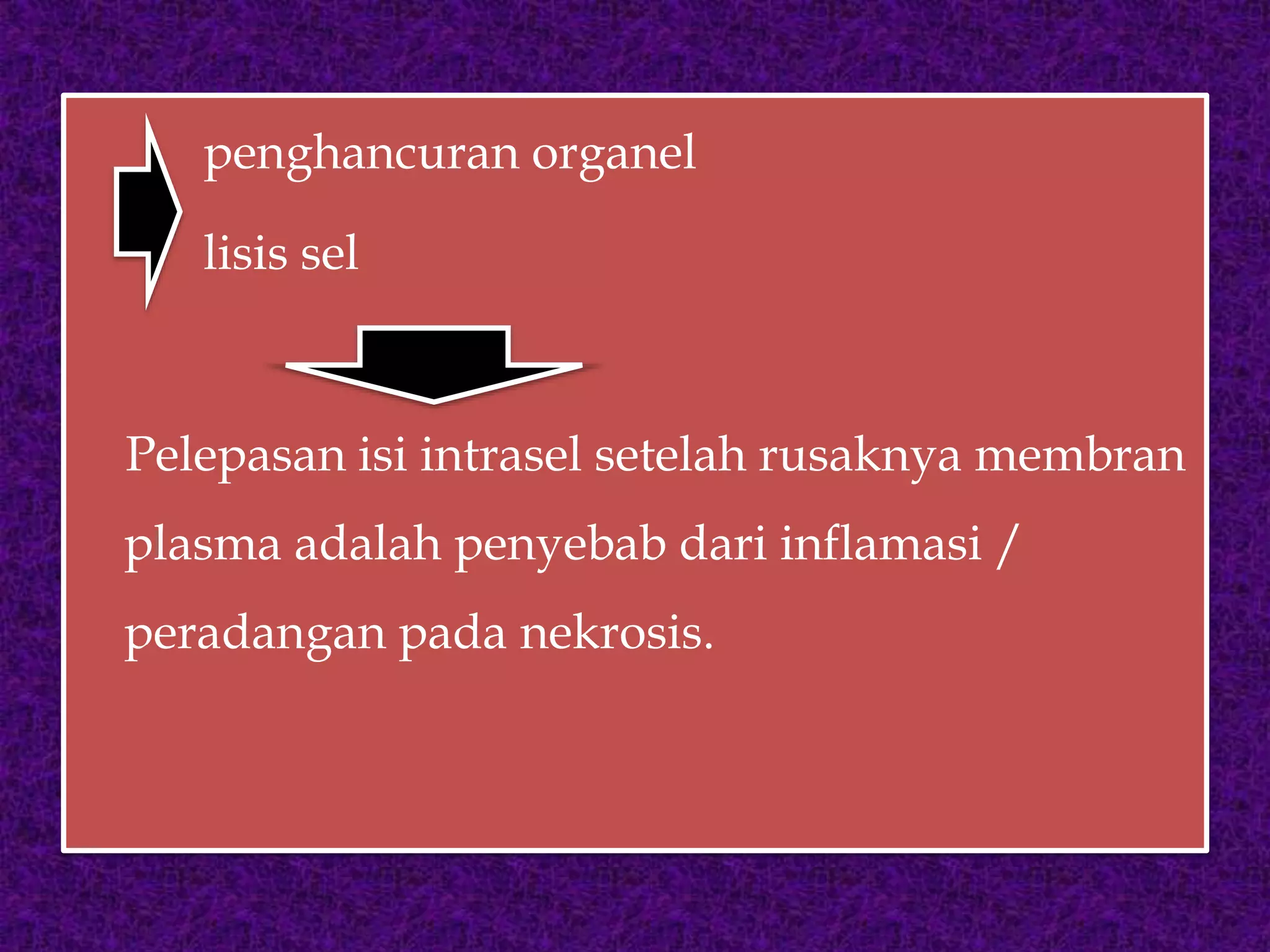 kematian jaringan dan nekrosis sel | PPTX