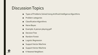 AI Algorithms | PPTX
