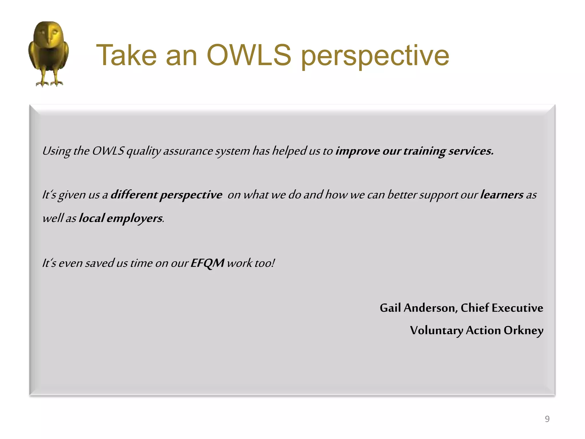 OWLS - an introduction | PPT