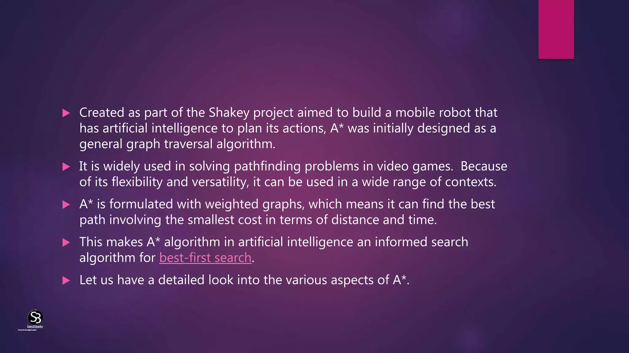 A* Algorithm | PPTX | Search | Internet