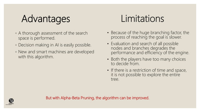 Min-Max algorithm | PPTX