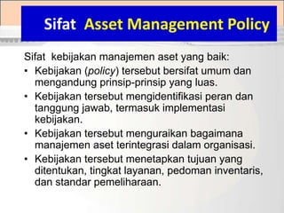 Asset Management Policy, Strategy and Planning _ Pelatihan ASSET ...
