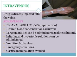 routes of drug administration | PDF