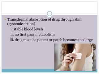 routes of drug administration | PDF