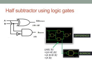 Combinational Logic Circuit | PPTX