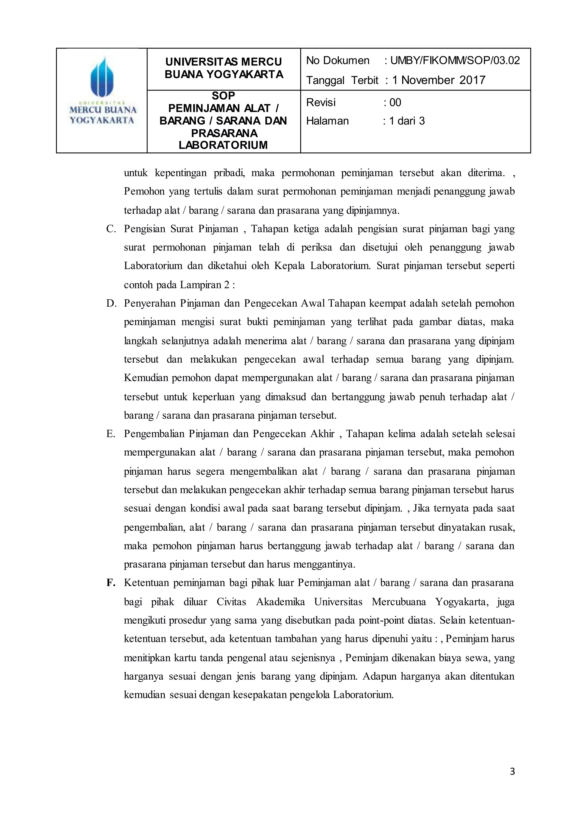 2. sop-peminjaman-alat-barang-sarana-dan-prasarana-laboratorium | PDF