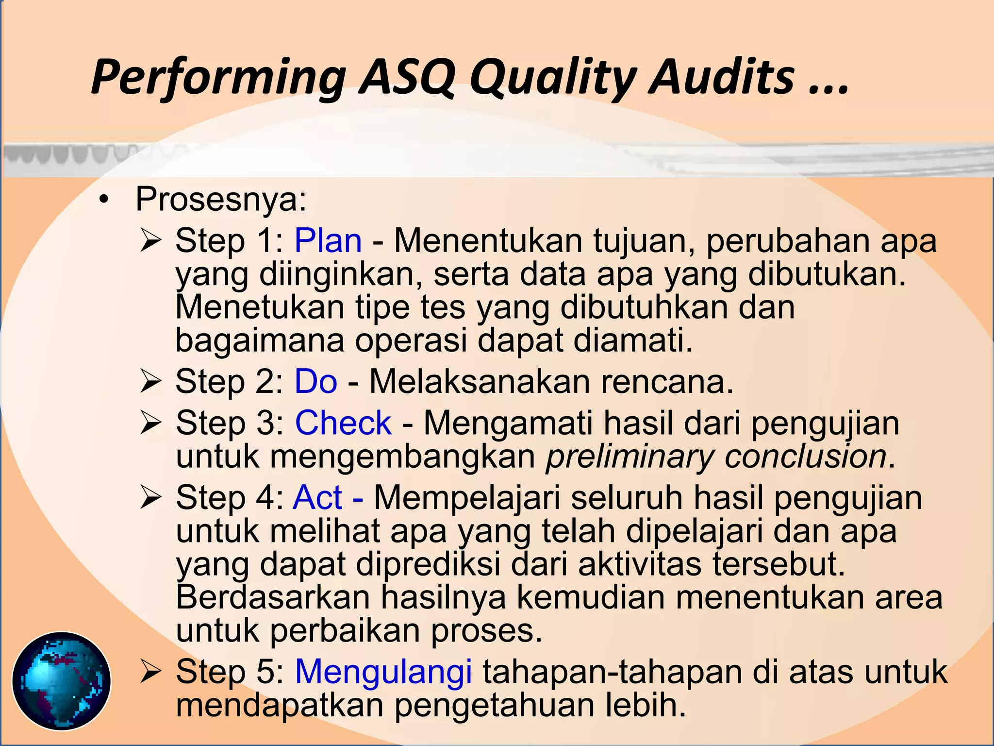 Standar IIA & Quality Assurance | PPTX
