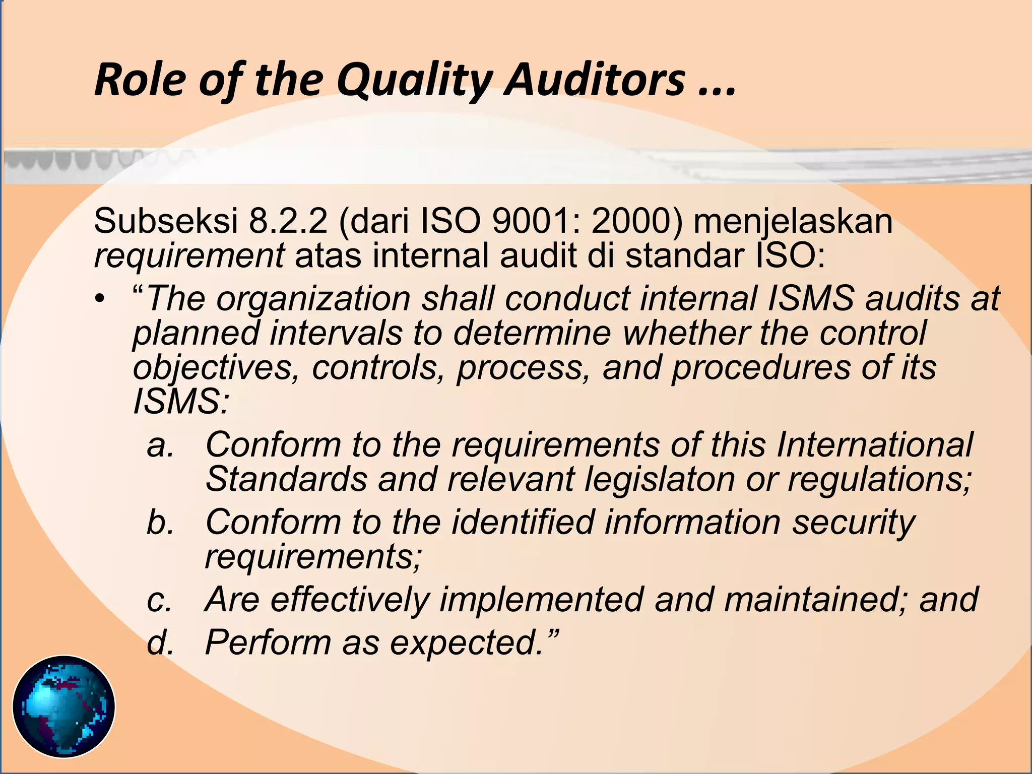 Standar IIA & Quality Assurance | PPTX