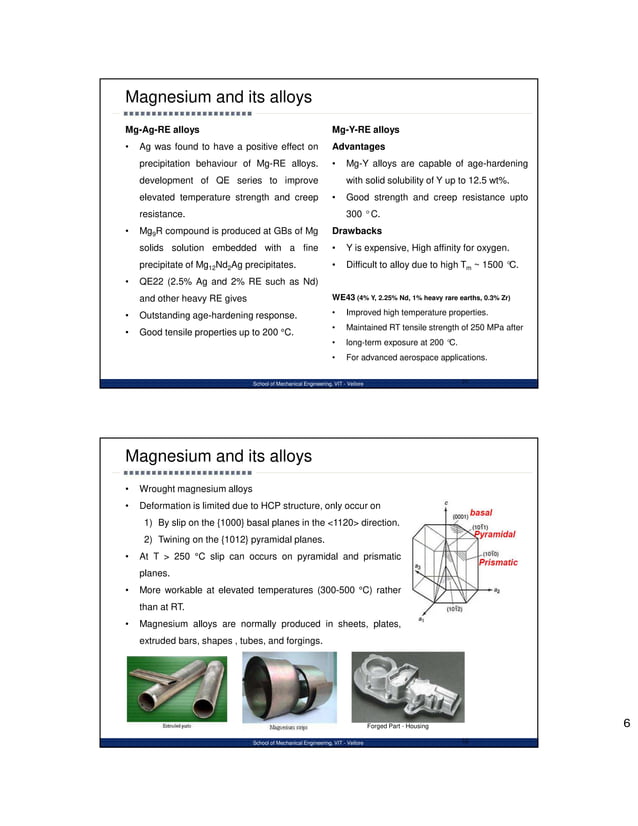 2. magnesium, titanium and their alloys | PDF