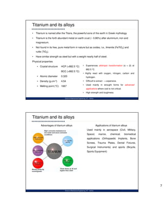 2. magnesium, titanium and their alloys | PDF