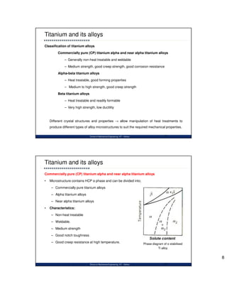 2. magnesium, titanium and their alloys | PDF