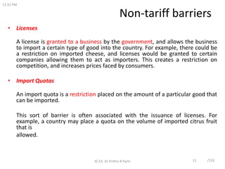 Trade barriers | PPSX