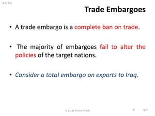 Trade barriers | PPSX