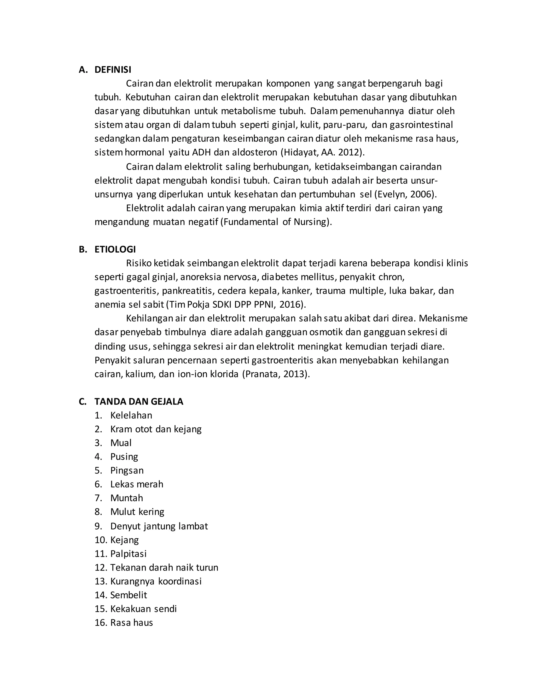 2. lp kebutuhan cairan dan elektrolit | DOCX