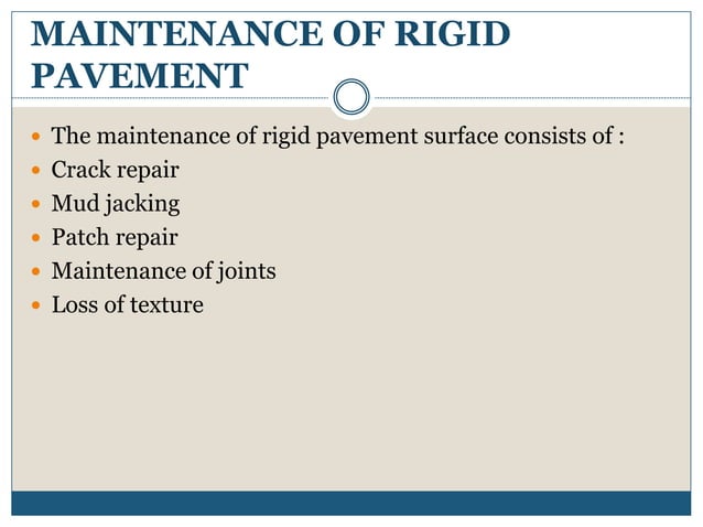 2.5 HIGHWAY TRANSPORTATION : PAVEMENT MAINTENANCE (TRE) 3150611 GTU ...