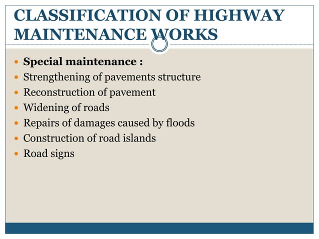 2.5 HIGHWAY TRANSPORTATION : PAVEMENT MAINTENANCE (TRE) 3150611 GTU ...