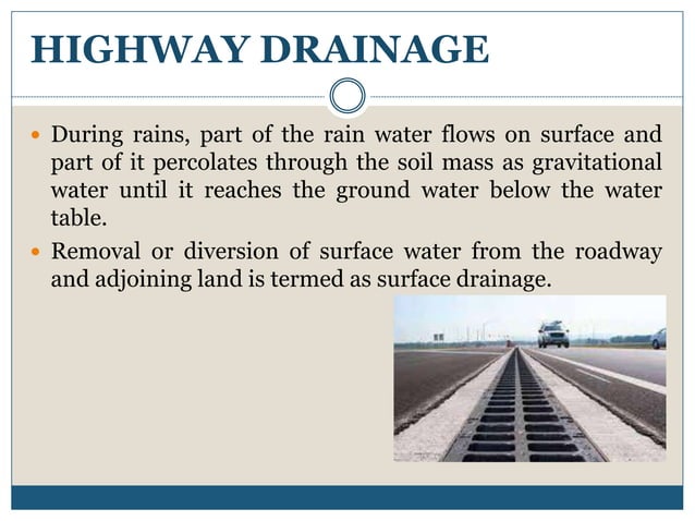2.6 HIGHWAY TRANSPORTATION : HIGHWAY DRAINAGE, ARBORICULTURE AND ...
