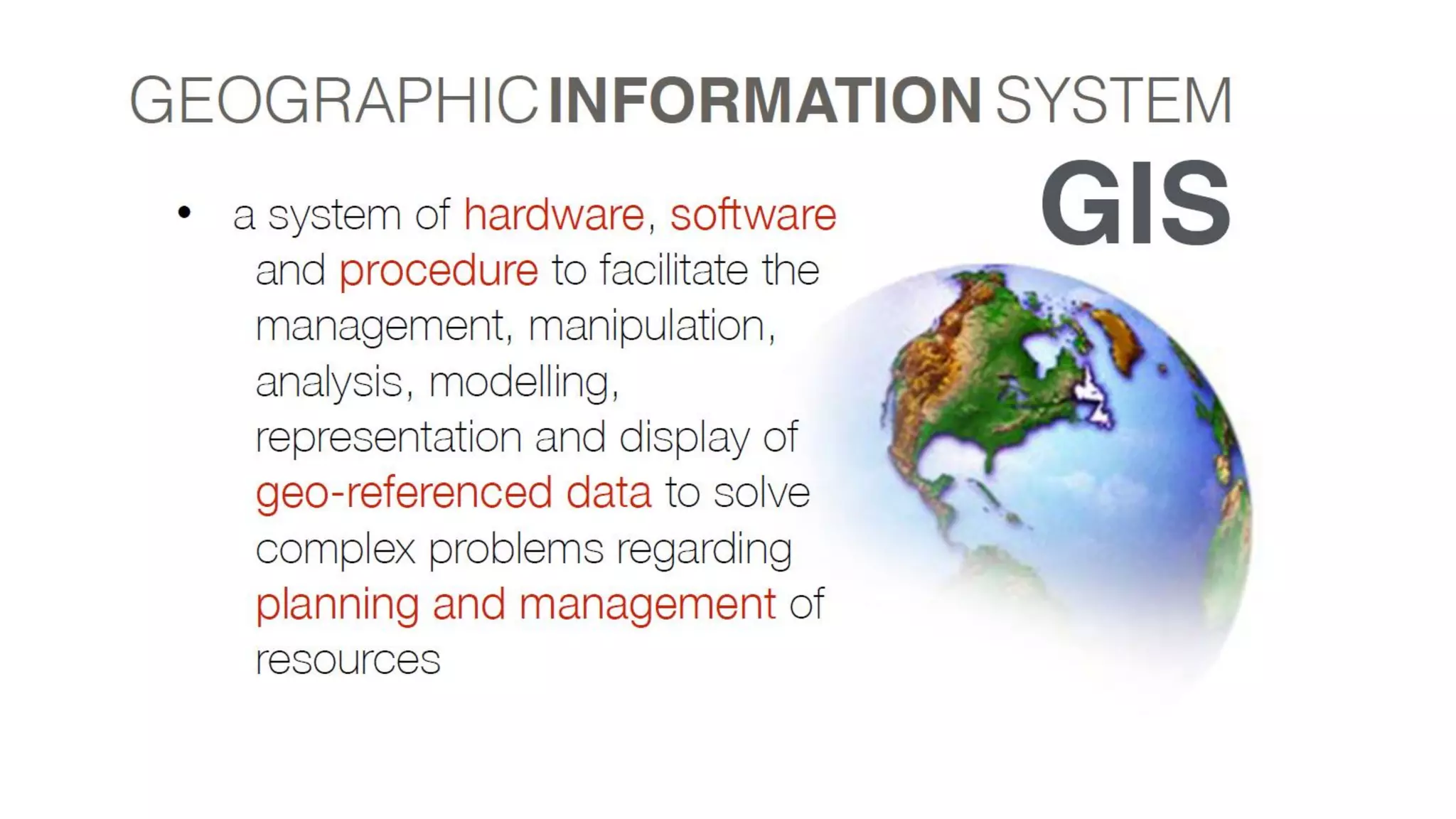 geographic information system pdf | PPT