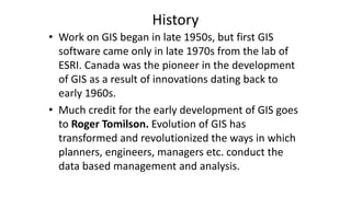 geographic information system pdf | PPT