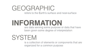 geographic information system pdf | PPT