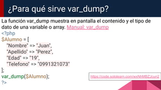 Lenguaje de programación php | PDF